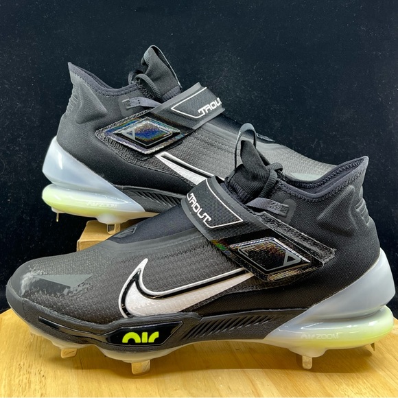 Nike | Shoes | Nike Force Zoom Trout 8 Elite Black Grey Mens Baseball ...
